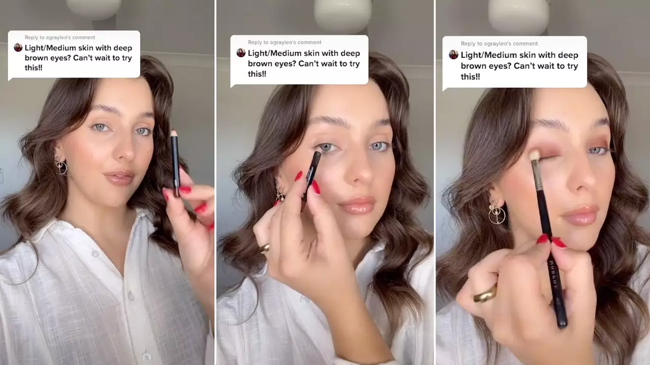 TikTok's Latest Viral Beauty Hack: Erstellt e Smoky Eye Mat Lip Liner