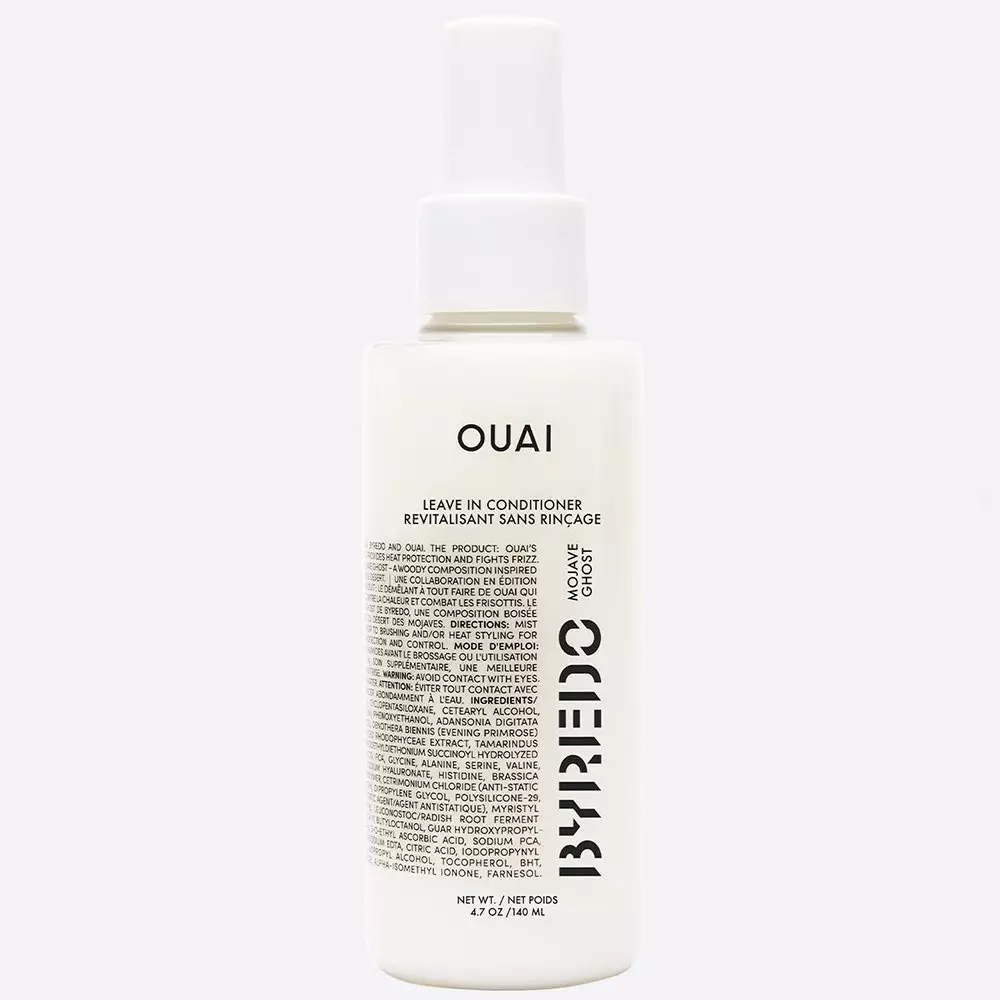 Byredo x Ouai Leave-In Conditioner trên nền trắng