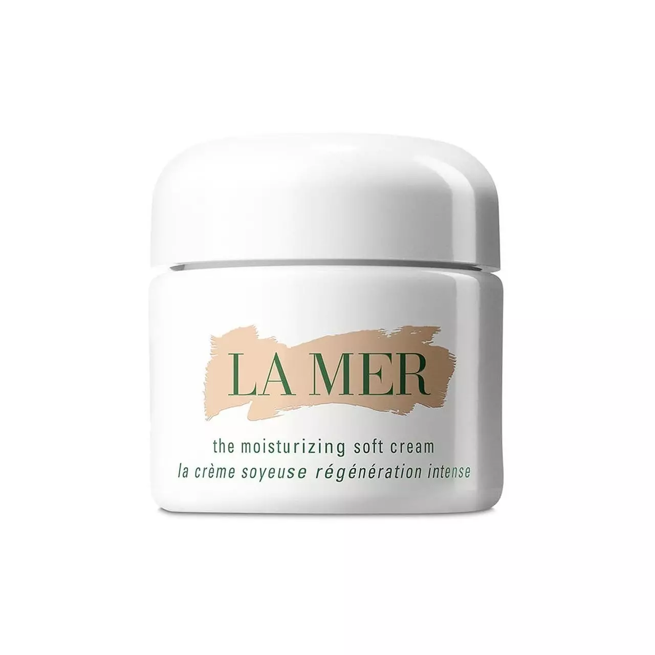 La Mer Soft Cream នៅលើផ្ទៃខាងក្រោយពណ៌ស