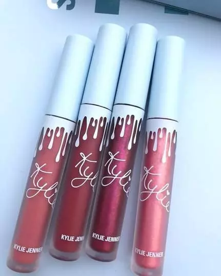 Kylie Cosmetics Libur 4piece lip set logam lipsticks cair