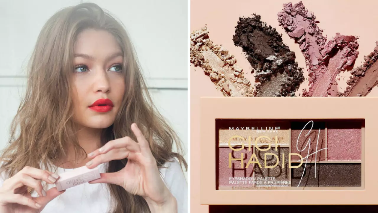 Amazon цяпер прадае калекцыю макіяжу Gigi Hadid x Maybelline