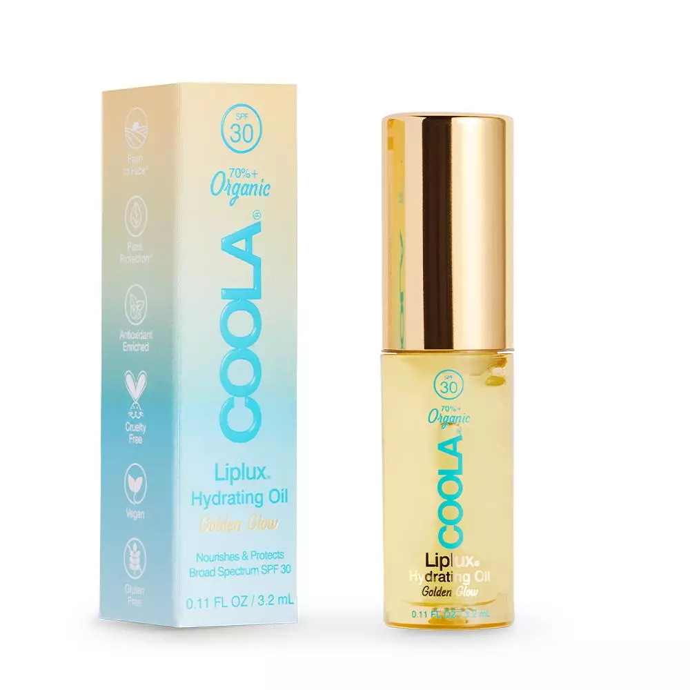 Coola Classic Liplux Organic Hydrating Lip Oil Sunscreen