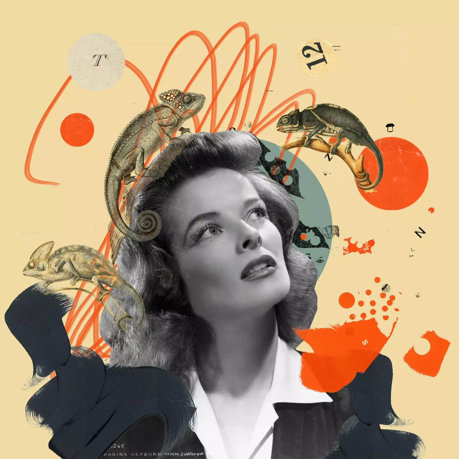 Foto progettata di Katharine Hepburn