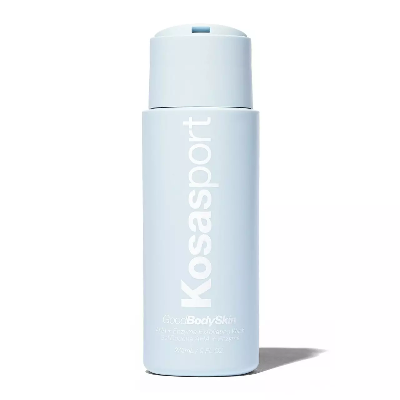 Kosas KosasSport Good Body Skin AHA + Enzyme Exfoliating Body Wash på hvid baggrund