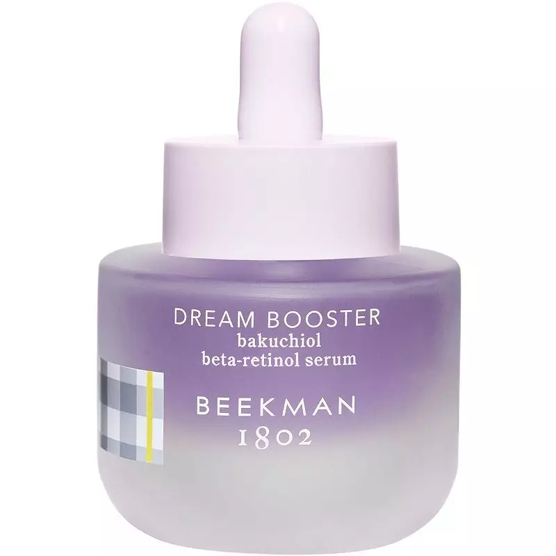 Beekman 1802 Dream Booster Bakuchiol Beta-Retinol Better Aging serums uz balta fona