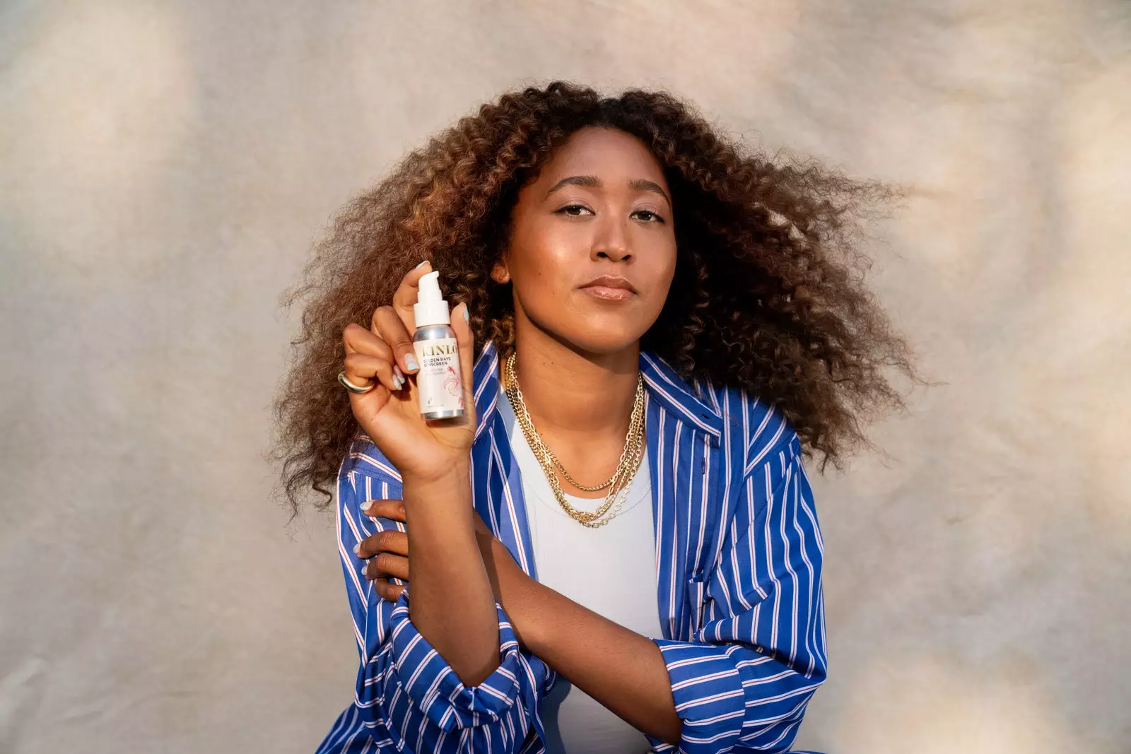 Naomi Osaka med Kinlo-produkt