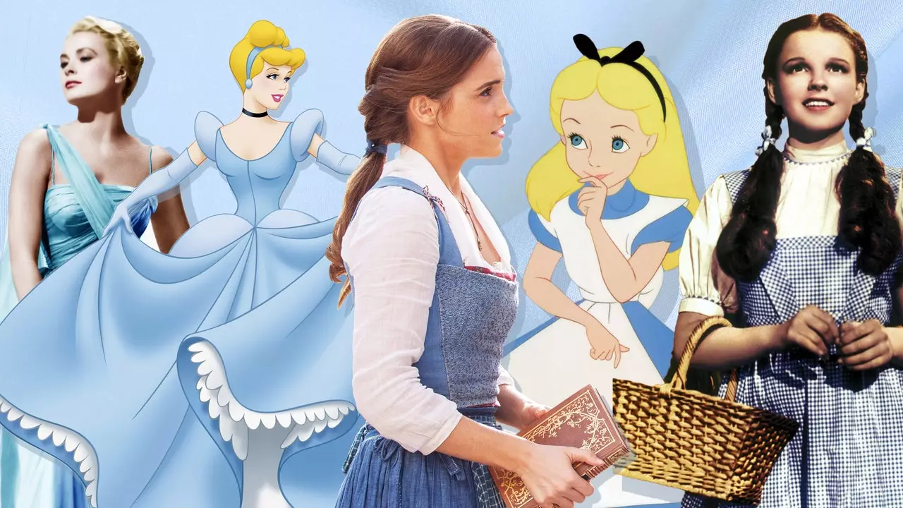 Perché Belle, Alice e Dorothy indossano tutti abiti blu nei loro film?