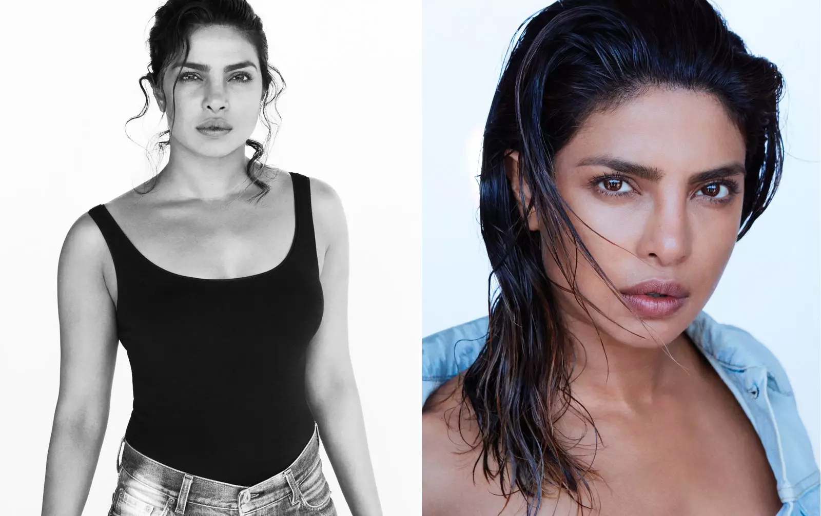 Priyanka Chopra Allure Cover fără machiaj