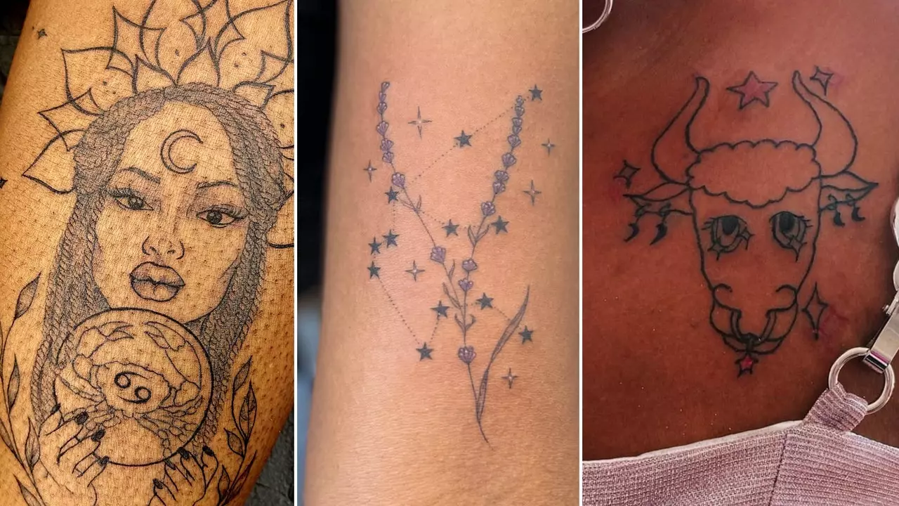 Ide kreyatif tatoo zodiac pou chak siy sèl