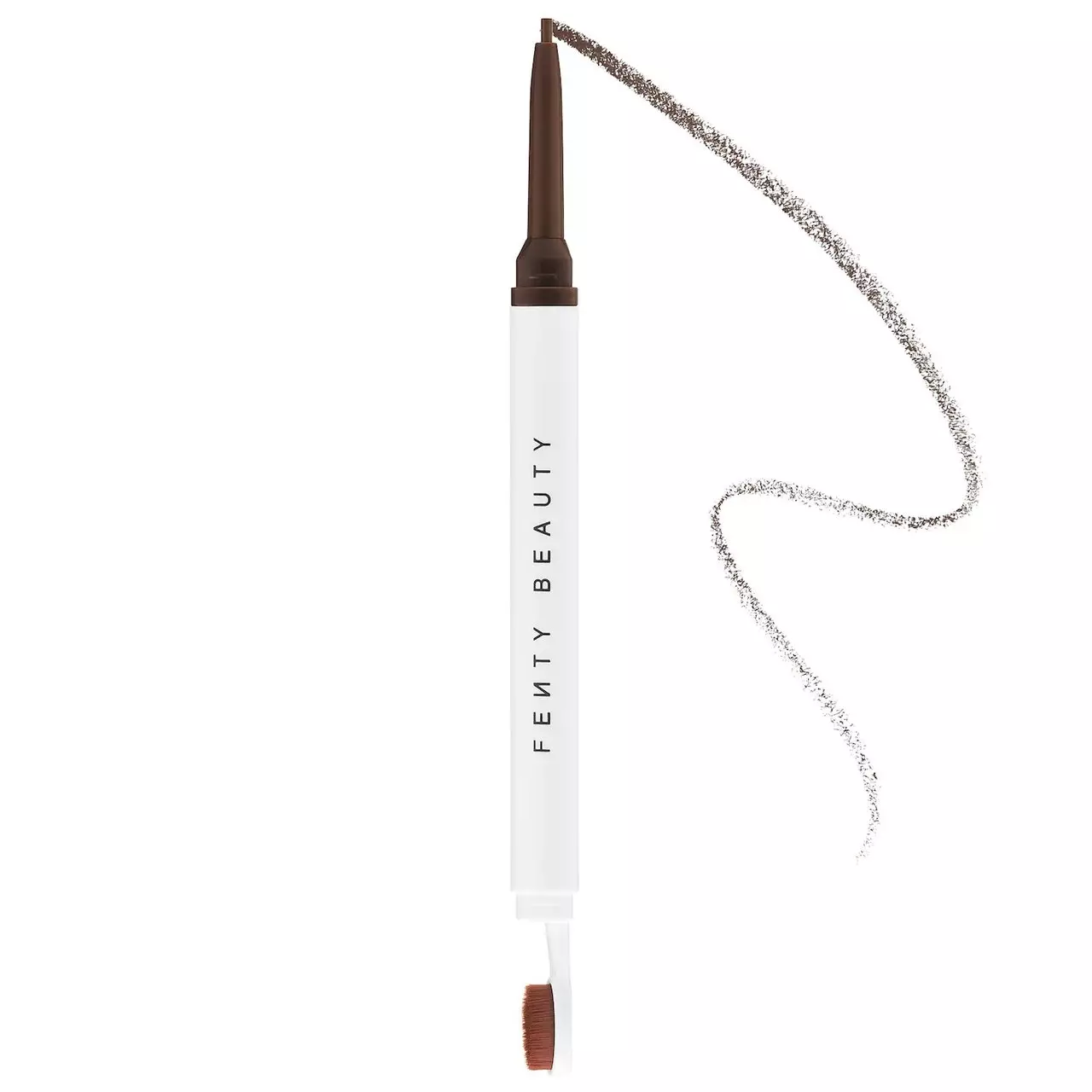 Fenty Beauty Brow MVPウルトラファインブロウペンシル＆スタイラー、白地に